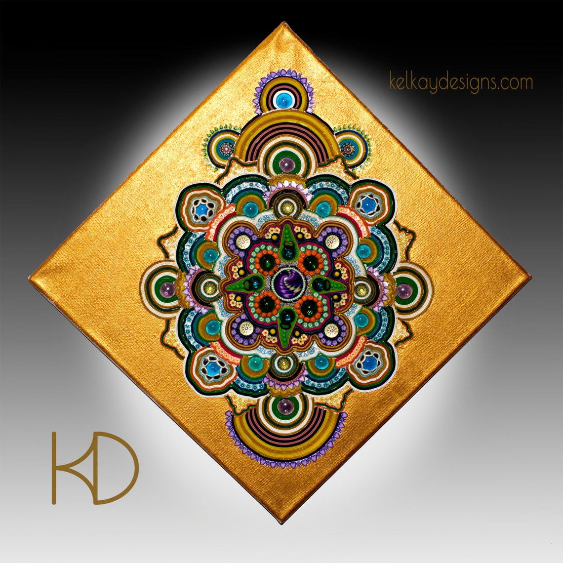 Golden Mandala - Etsy