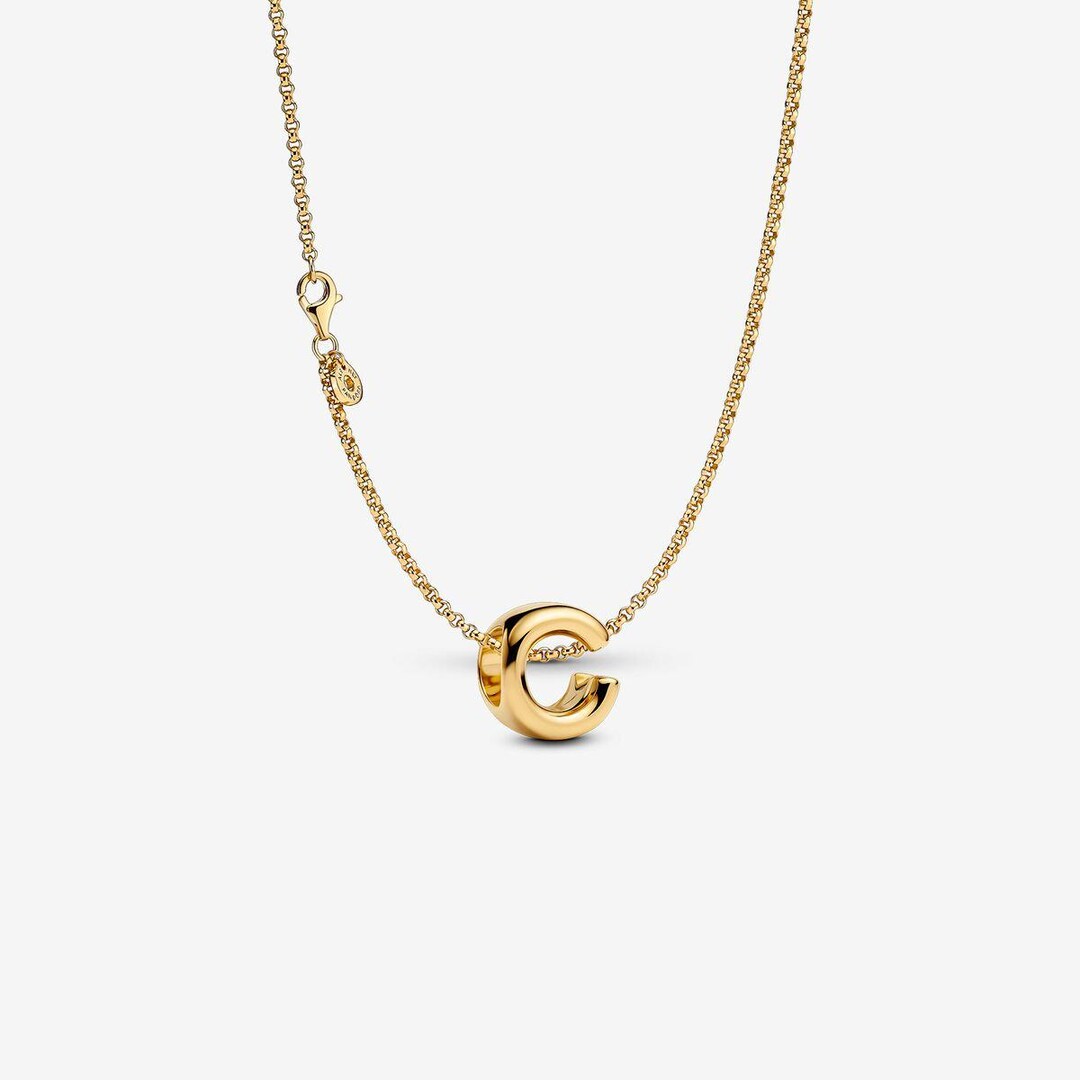 Pandora Letter C Charm Necklace - Etsy