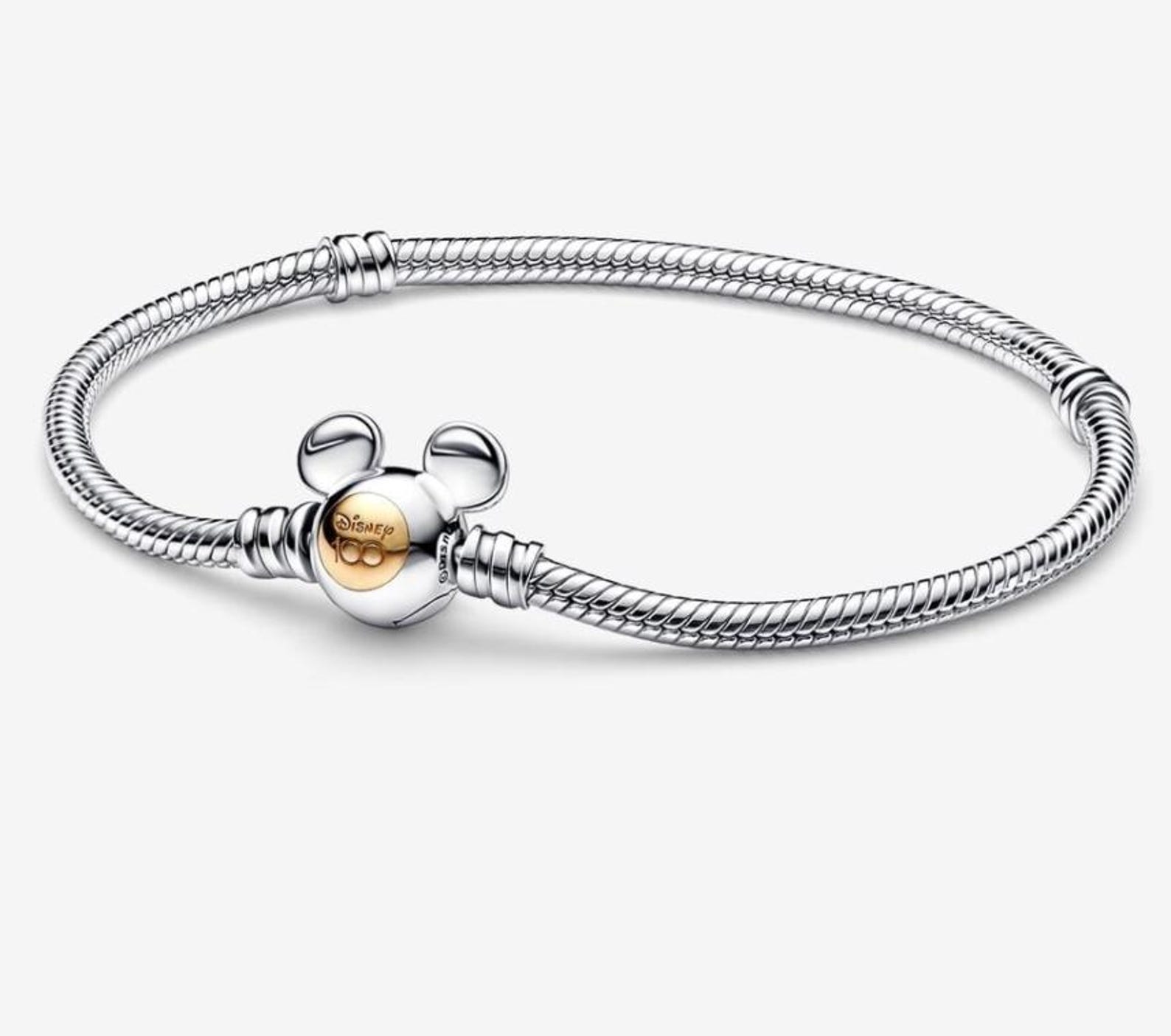 Pandora 100th Anniversary Moments Snake Chain Bracelet - Etsy