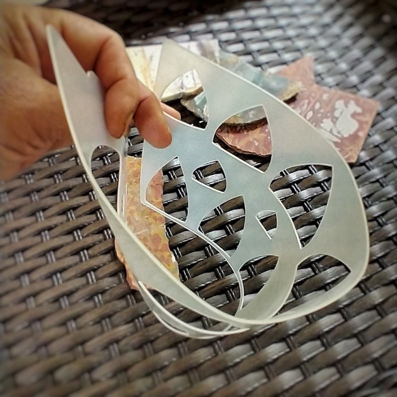 Lapidary Templates, Gothic Triangle Shapes 2, Cabochon Templates ...