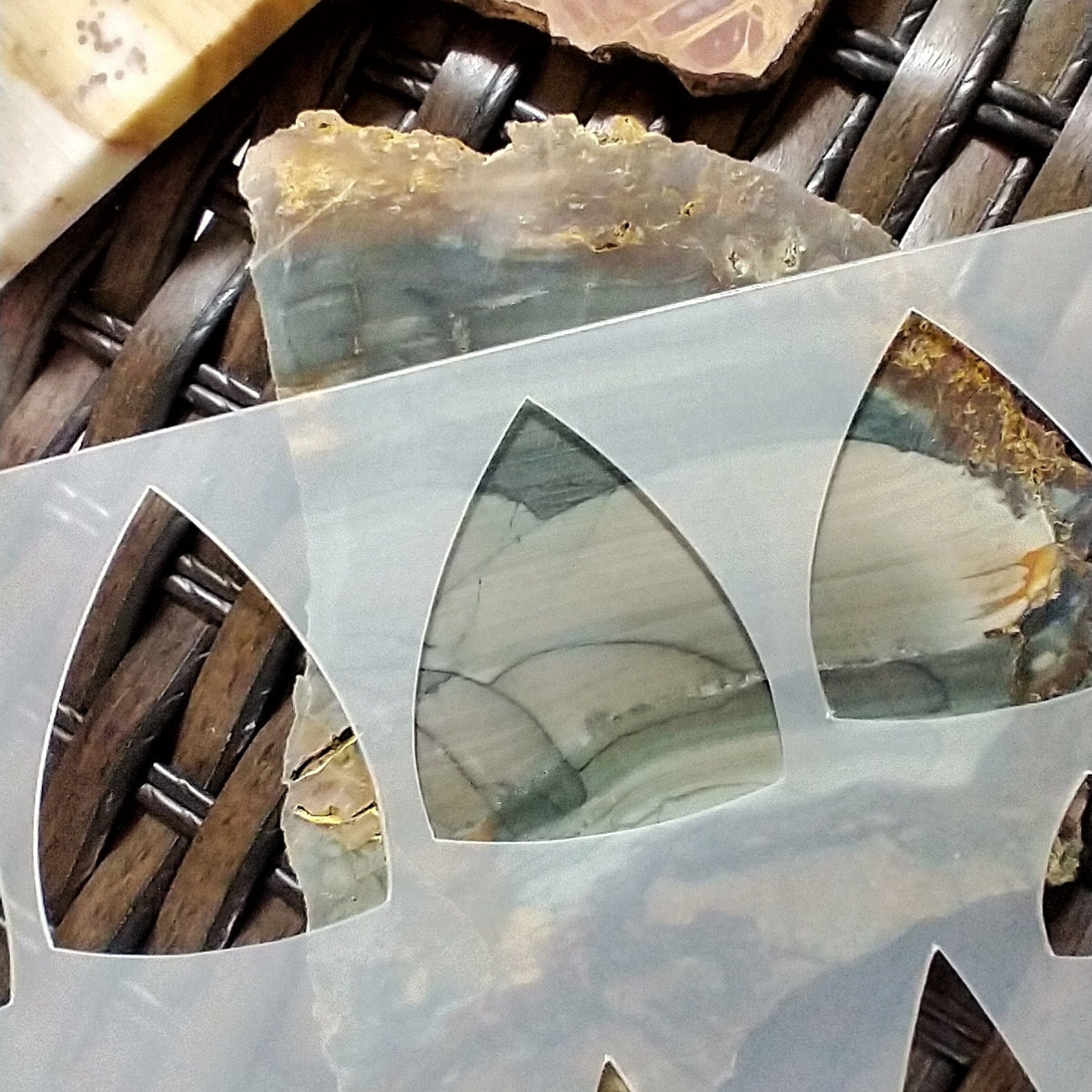 Lapidary Templates, Gothic Triangle Shapes 2, Caaabochon Templates ...