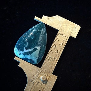 Hava Ridge Jasper Cabochon, Flattened Teardrop Shape, Semiprecious ...