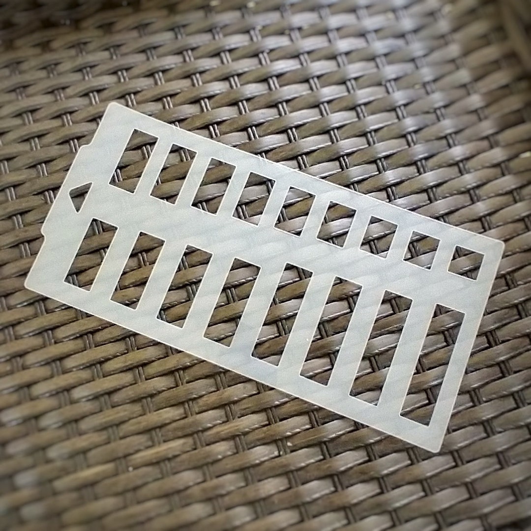 Lapidary Templates, 3/4 Inch Rectangles & Squares Shapes, Plastic ...