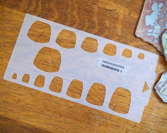 Lapidary Templates, Oval Shapes 1 Cabochon Templates, Plastic Templates ...