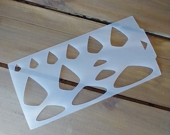 Lapidary Templates, Oval Shapes 1 Cabochon Templates, Plastic Templates ...