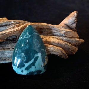 Hava Ridge Jasper Cabochon, Flattened Teardrop Shape, Semiprecious ...