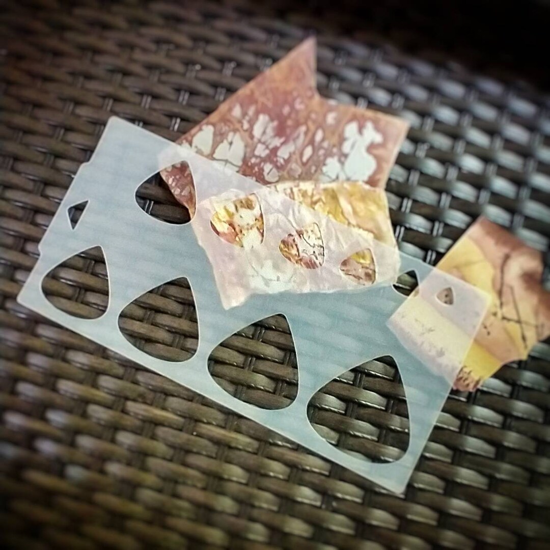 Lapidary Templates, Teardrop Shapes 3 Cabochon Templates, Plastic ...