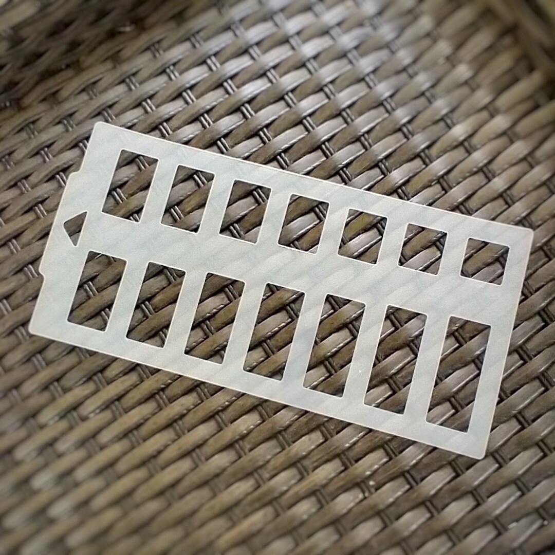Lapidary Templates, 1 Inch Rectangles & Squares Shapes, Plastic ...