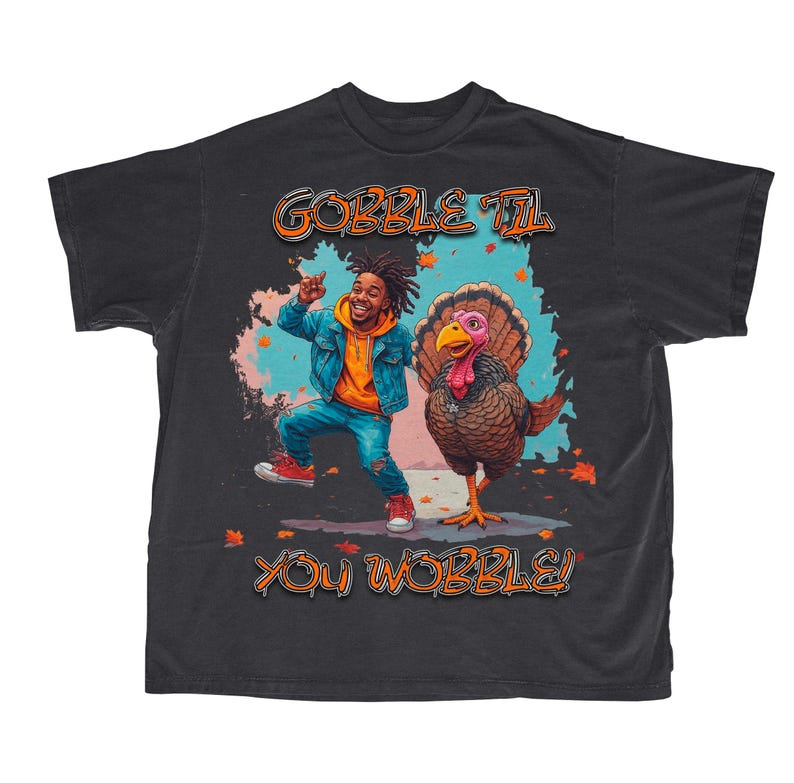 Funny Thanksgiving Kai Cenat Turkey Meme Gobble Til You Wobble ...