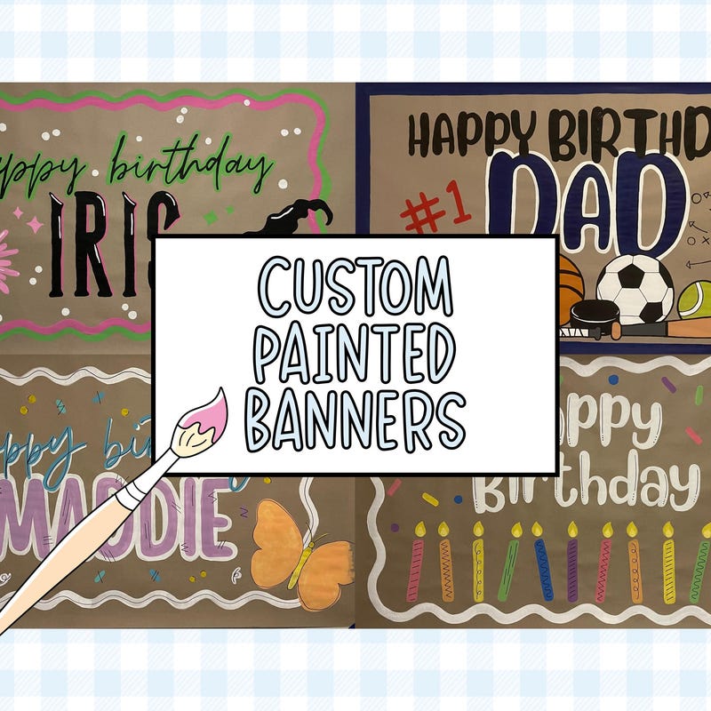 Painted Event Banners - Etsy