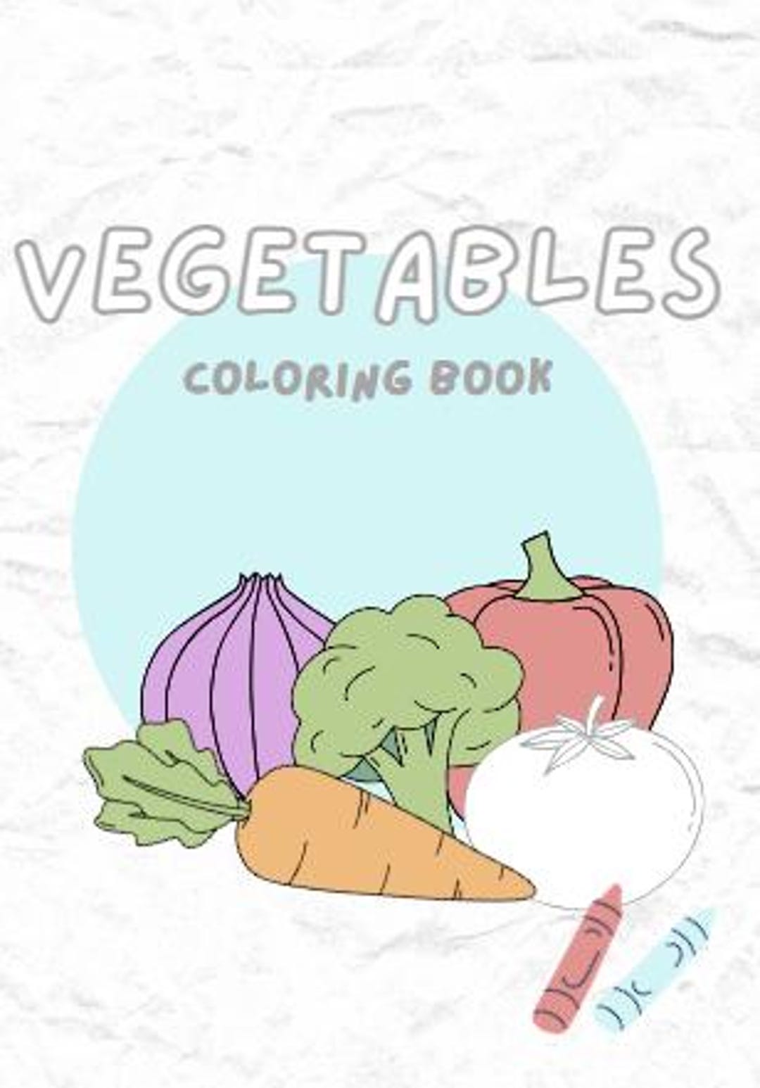 Vegetable Coloring Pages | Kids' Healthy Food Learning (printable) - Etsy