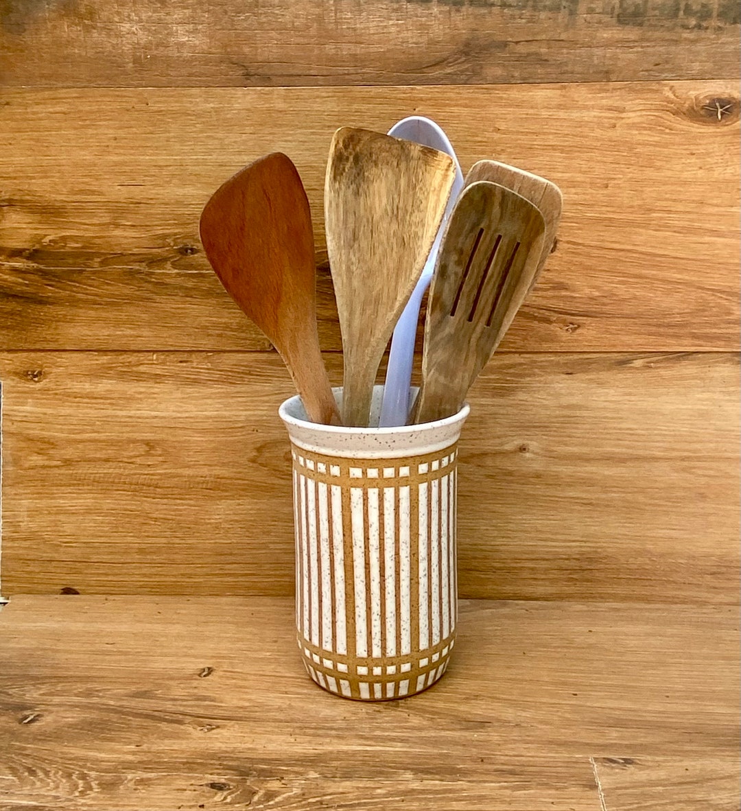 Handmade Pottery ~ Utensil Holder ~ Wine Chiller ~ Ceramic Vase ...