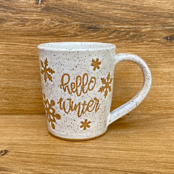 Snowflake Mug - Etsy