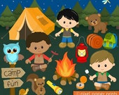 Woodland Animals - Clip art and Digital paper set by Pixel Paper Prints ...