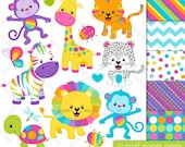 Woodland Animals - Digital stamps - Clipart by Pixel Paper Prints ...