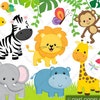 Woodland Birthday Clip Art - Forest Clipart - Clip Art and Digital ...