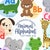 Animal Alphabet - LETTERS U TO Z - Clipart and Digital Paper Set - Cute ...