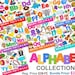 Alphabet Clipart ABC Clip Art Bundle Price School Clip | Etsy UK
