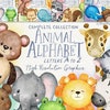 Animal Alphabet Letters O to T - Digital Stamps - ABC Clip Art ...