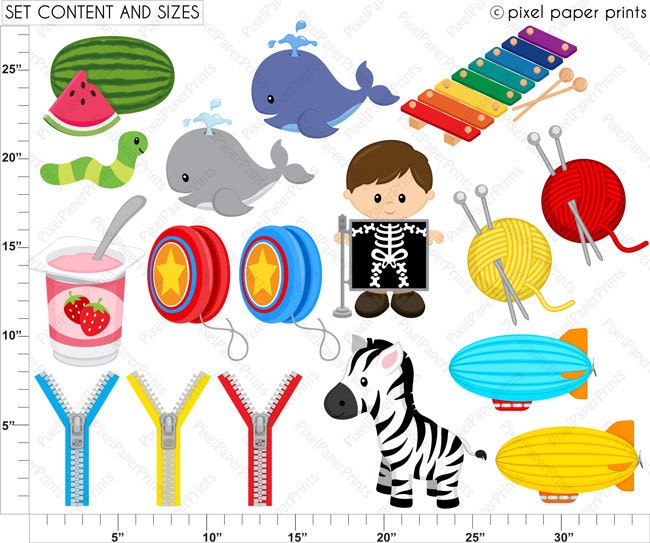 Alphabet Clipart Part 7 ABC Clip Art WXYZ School Clip Art | Etsy