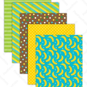 Birthday Monkey - Clipart and Digital Paper Set - Monkey Clip Art ...