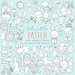 Easter Digital Stamps | Cute Little Easter Line Art | Black & White ...