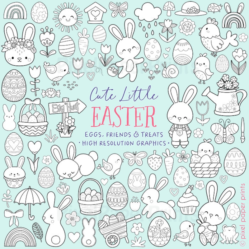 Easter Clip Art - Etsy