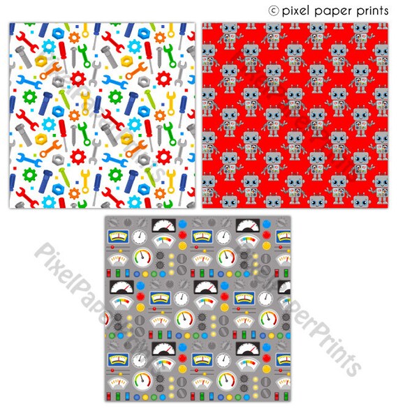 Robo Papers — PixelPaperPrints