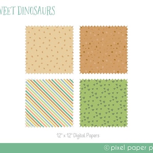 Sweet Dinosaurs Clipart - DINOSAURS Neutral Colors - Clipart and ...