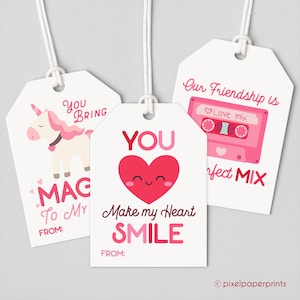 Printable Valentine's Day Gift Tags - Printable - 18 Designs ...