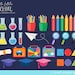 School PNG - Cute Little School Clipart - Over 250 Graphics - School ...