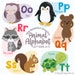Animal Alphabet - Complete Collection LETTERS A TO Z - Clipart and ...