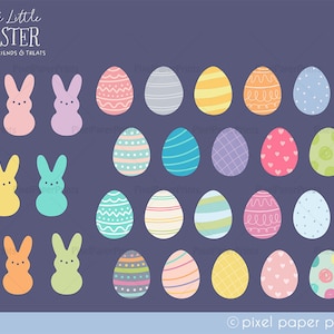 Cute Little Easter Clip Art Graphics | Over 200 High-quality PNG ...