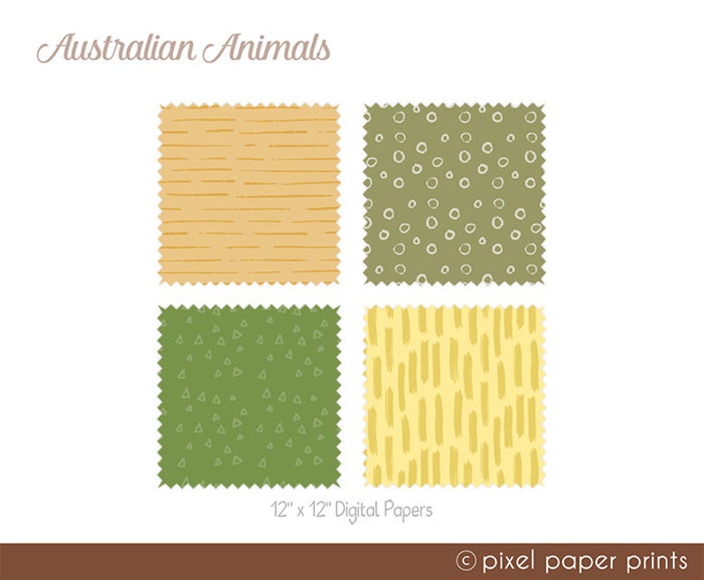 Australian Animals Clip Art - Australia Clipart - Digital Download ...