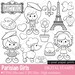 Independence Day Clipart CUTE 4th of JULY Clipart and Digital Paper Set ...