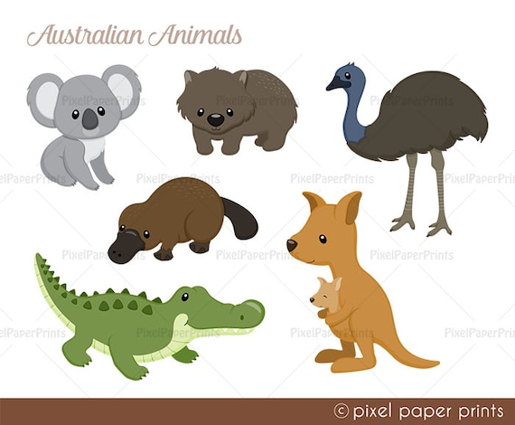 Australian Animals Clipart