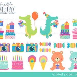 Birthday PNG Clipart - Cute Little Birthday - Over 240 graphics ...