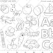 Alphabet Digital Stamps Part 1 - ABC Clip Art - School Clipart - Etsy