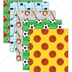 Sport Boys - Clip Art and Digital Paper Set - Sports Clipart - Etsy