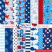 Nautical Digital Paper Sailor Nautical Patterns | Etsy
