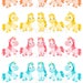 Pastel Unicorns Unicorn Clipart Rainbow Clip Art - Etsy