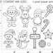 Santa and Friends - Digital Stamps Set - Christmas Clipart - Etsy