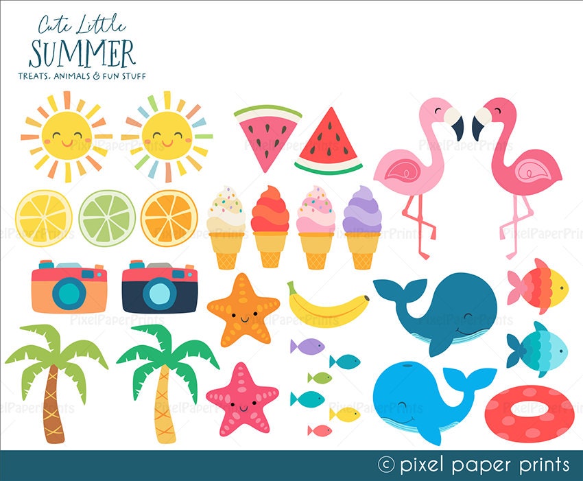 Summer Clipart Easy Cute