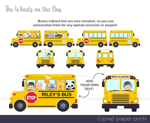 Back Of School Bus Clip Art