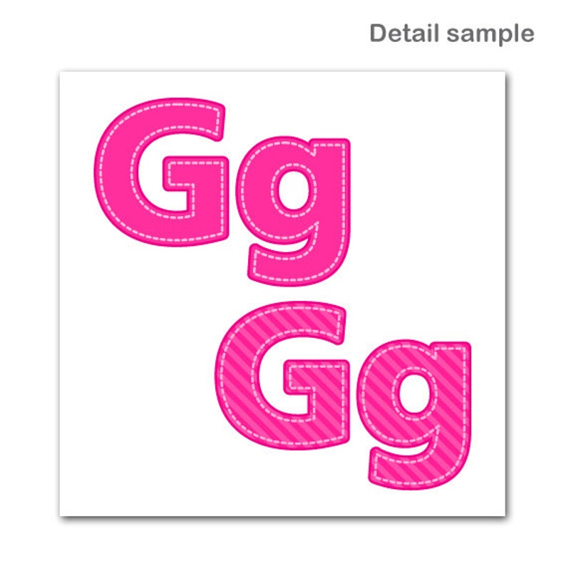 Alphabet Clipart Part 3 - ABC Clip Art - GHIJ - School Clip Art ...