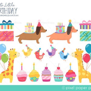 Birthday PNG Clipart - Cute Little Birthday - Over 240 Graphics ...