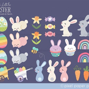 Cute Little Easter Clip Art Graphics | Over 200 High-quality PNG ...