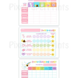 Pink Potty Training Clipart Bundle | Digital Download of Printable ...