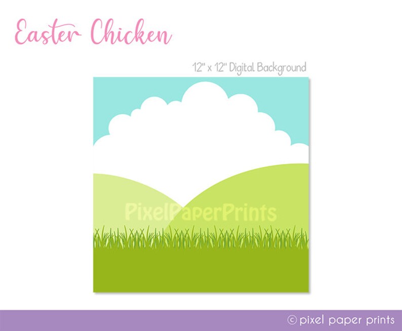 Easter Clipart - Cute Easter Chicken Graphics - Digital Paper and Clip ...