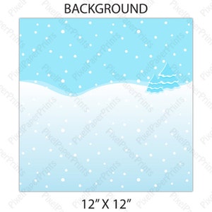 Snowmen - Clip Art and Digital Paper Set - Etsy